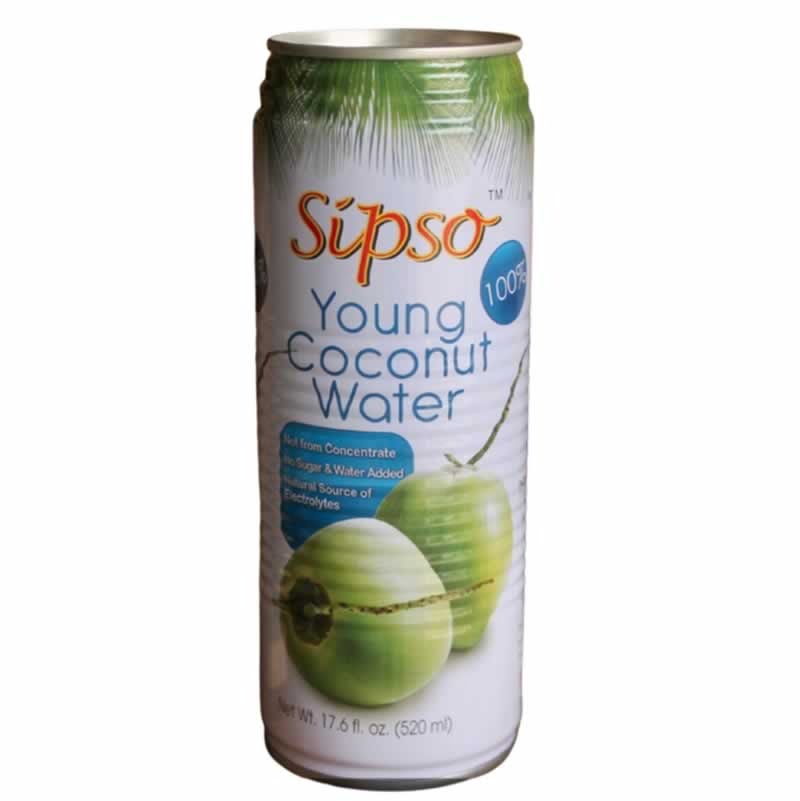 Sipso Young Coconut Water 520ml — Samy Spices
